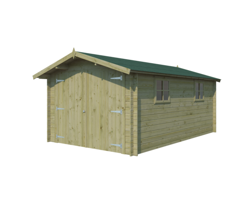 Acheter Carport classic épicéa 28 mm x 320 x 505 cm + 30 cm traité vert ...