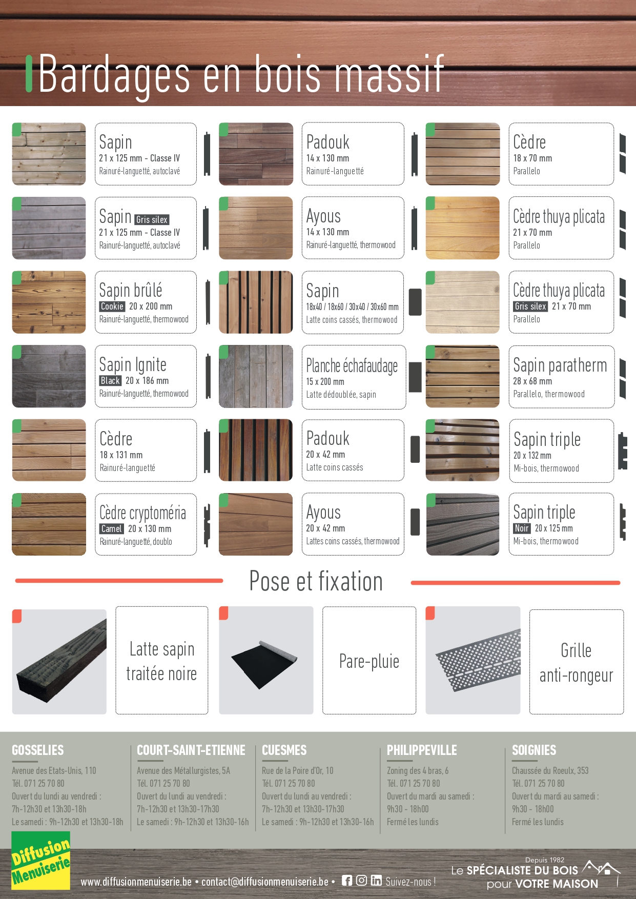 Bardages et terrasses